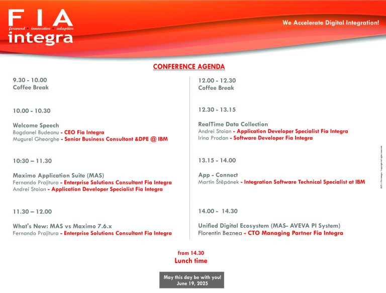 Asset management conference agenda – Fia Integra